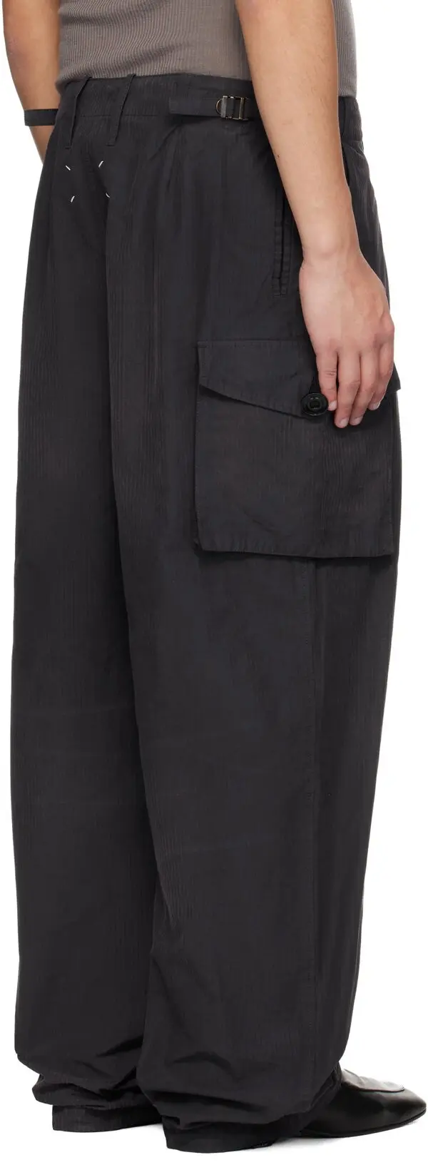MAISON MARGIELA Cargo Pockets Tapered Trousers