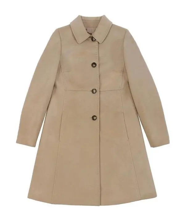 Max Mara Single-breasted Coat - Nude