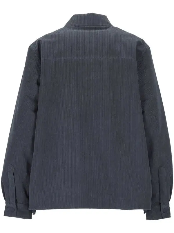 K-WAY Corduroy Jacket With Turn-down Collar And Buttoned Cuffs