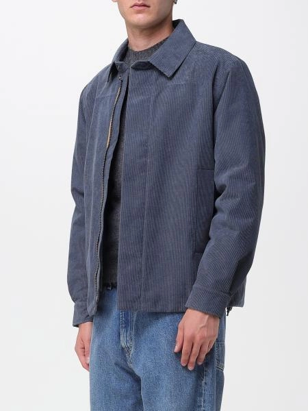 K-WAY Corduroy Jacket With Turn-down Collar And Buttoned Cuffs