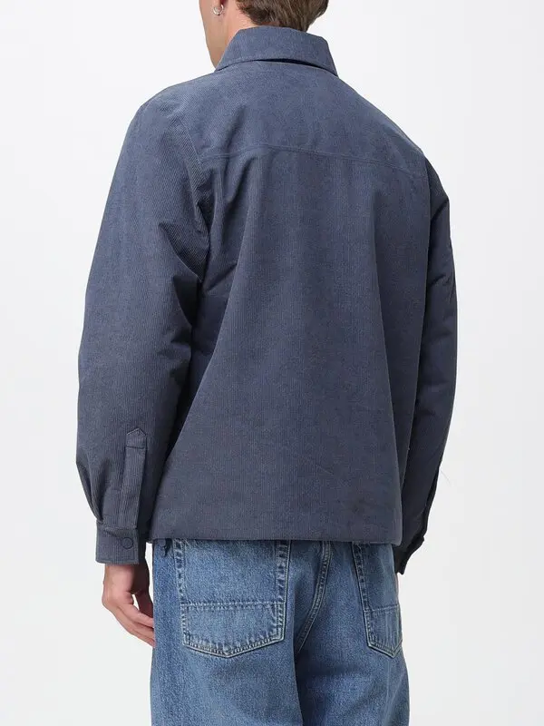 K-WAY Corduroy Jacket With Turn-down Collar And Buttoned Cuffs