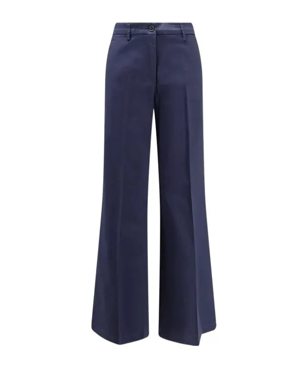 Aspesi Wide-leg Tailored Trousers - Black