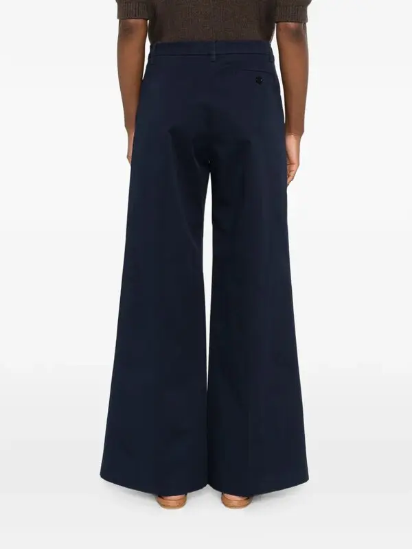 Aspesi Wide-leg Tailored Trousers - Black
