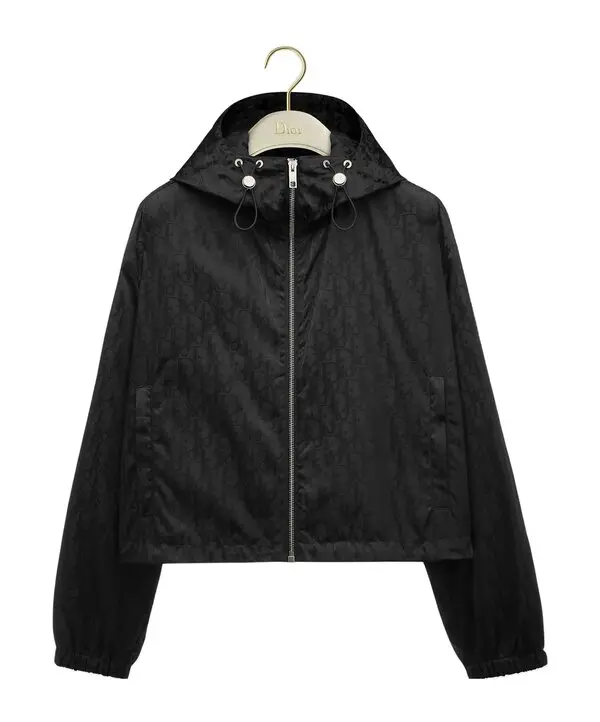 Dior Zipped Cropped Jacket With Cd Signature Buttons