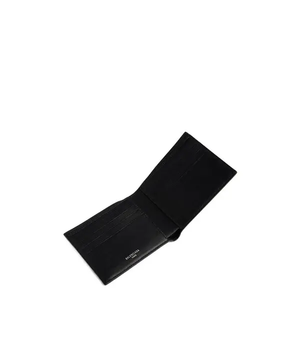Balenciaga Printed Logo Bifold Wallet