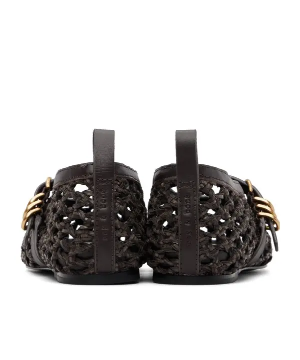 RAG  BONE Rag & Bone Spire Woven Mary Jane Flats