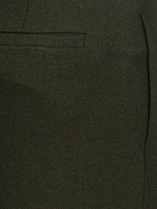 AYA MUSE Embossed Wide-leg Trousers
