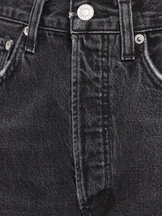 AGOLDE Amryn Mid-rise Straight Leg Jeans - Black