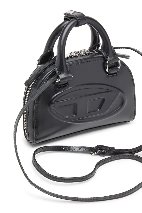DIESEL® 1dr Dome Mini Crossbody Bag - Black