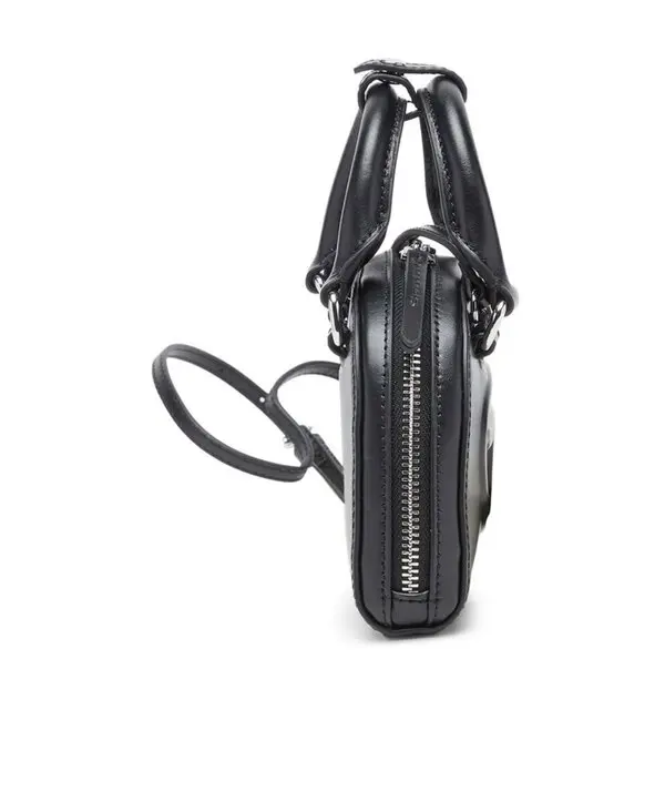DIESEL® 1dr Dome Mini Crossbody Bag - Black