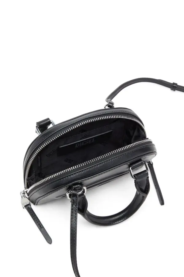 DIESEL® 1dr Dome Mini Crossbody Bag - Black