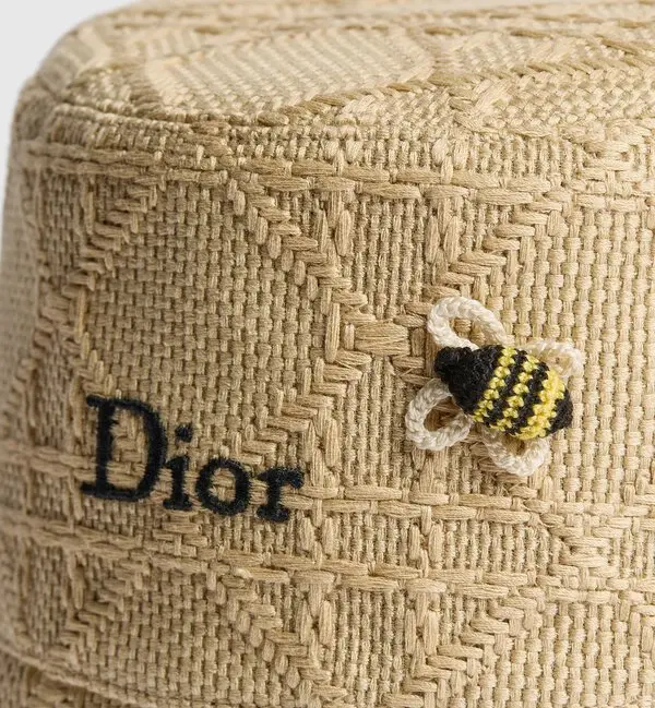 Dior Cannage Teddy-d Small Brim Bucket Hat