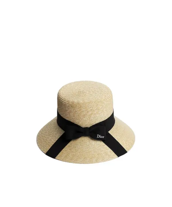 Dior Christian Teddy-d Large Brim Bucket Hat - Nude