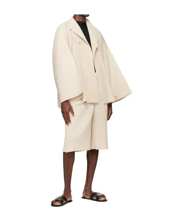 Issey Miyake Pleated Coat