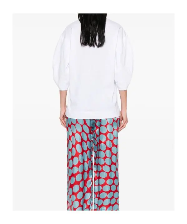 Dries Van Noten Crewneck T-shirt With Pleated Details