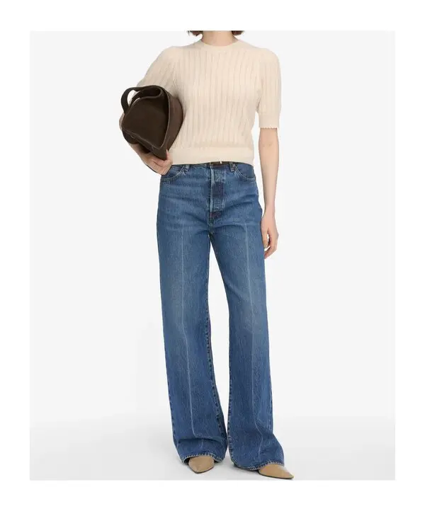 FRAME Short Sleeve Crewneck Jumper