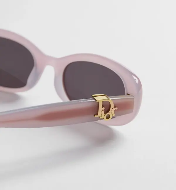 Dior Oval Full Rim Sunglasses - Black