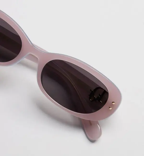 Dior Oval Full Rim Sunglasses - Black