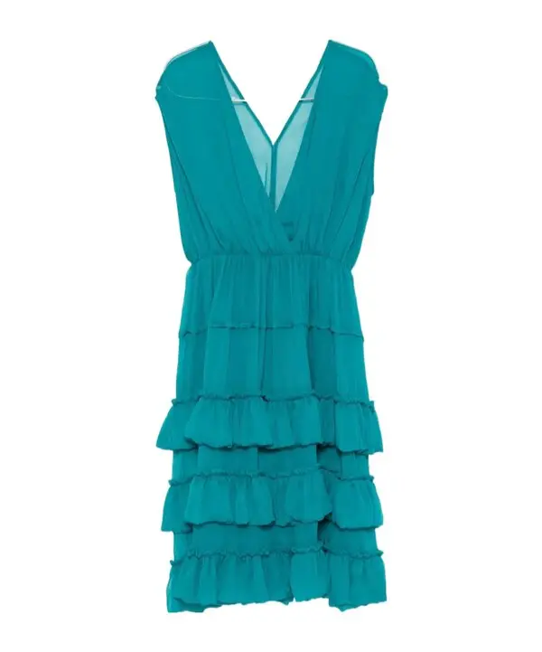 Dries Van Noten Dally 3040 W.w.dress Pet - Petrol