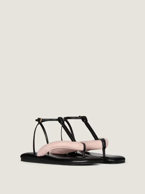 Givenchy Boudoir Padded Flat Sandals - Black/pink