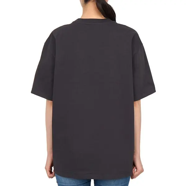 GANNI Embroidered Logo T-shirt - Phantom