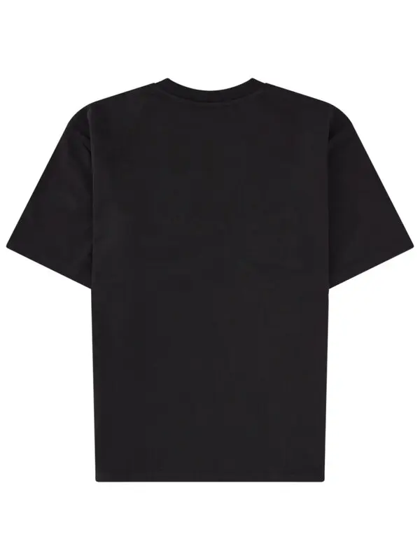 GANNI Embroidered Logo T-shirt - Phantom