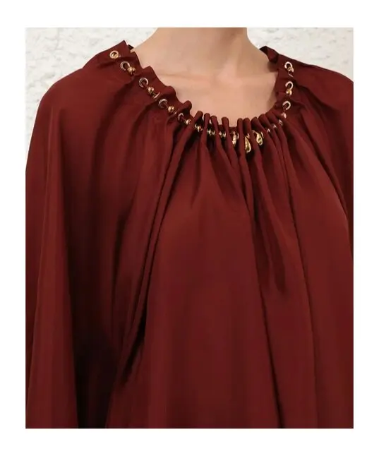 Zimmermann Aster Ruffled Peasant Top
