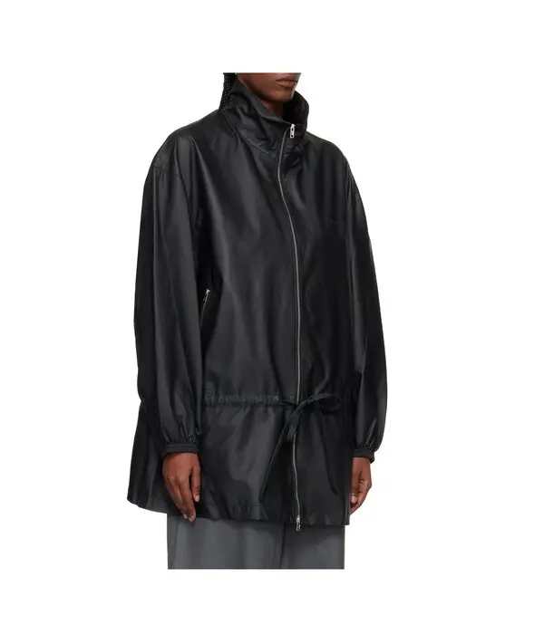 Alexander Wang Waist Bonded Leather Jacket