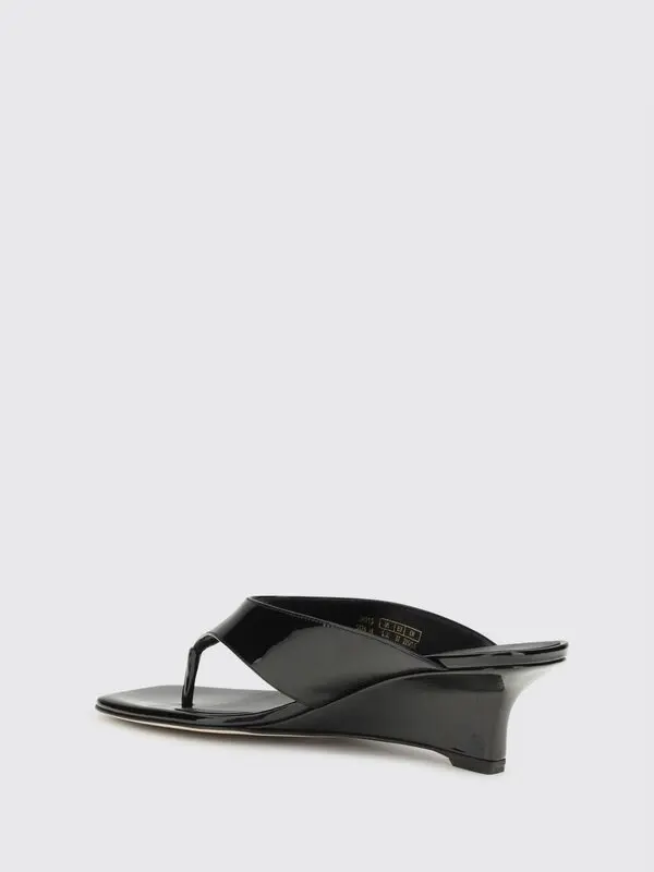 STUART WEITZMAN Vinnie Wedge Thong 50 - Black