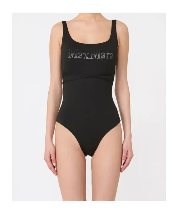 Max Mara Backless One-piece Swimsuit - Black
