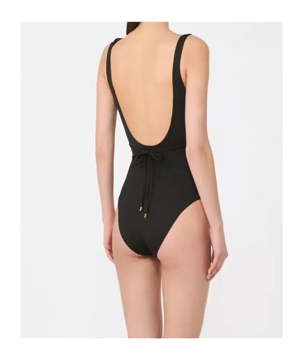 Max Mara Backless One-piece Swimsuit - Black