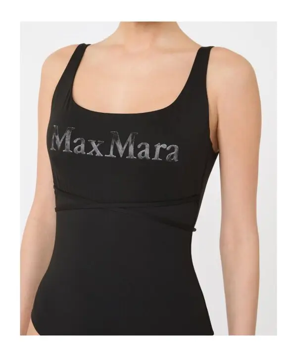Max Mara Backless One-piece Swimsuit - Black