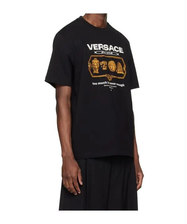 Versace Compact Cotton-jersey T-shirt