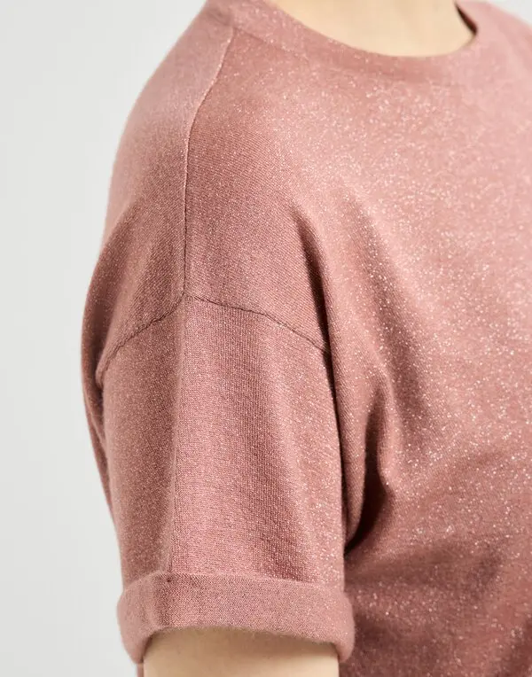 Brunello Cucinelli Short-sleeved Crewneck T-shirt - Pink