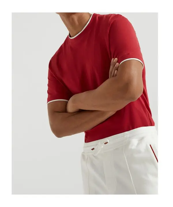 Brunello Cucinelli Faux-layered T-shirt