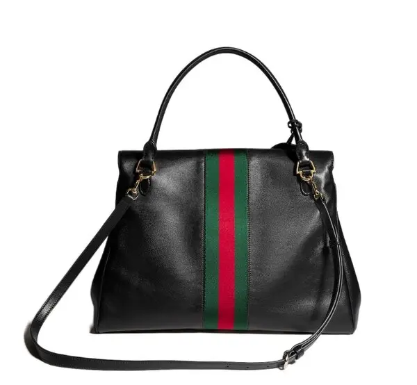 Gucci Paparazzo Large Top Handle Bag - Black