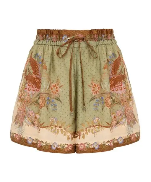 Zimmermann Indra Relaxed Drawstring Shorts - No