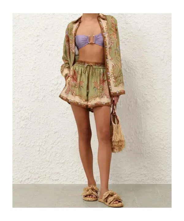 Zimmermann Indra Relaxed Shorts