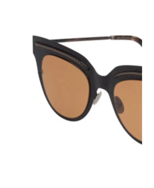 Bottega Veneta Cat Eye Logo Detail Sunglasses