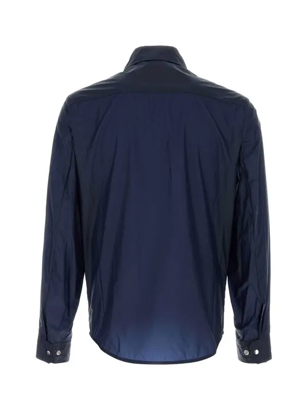 Moncler Collared Long-sleeve Shirt