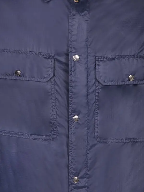 Moncler Collared Long-sleeve Shirt