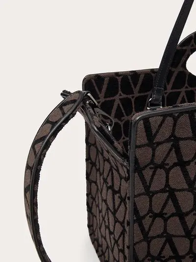 Valentino Garavani Monogram Jacquard Top Handle Bag
