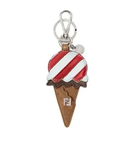 Fendi Ice Cream Charm - Light Blue And Red