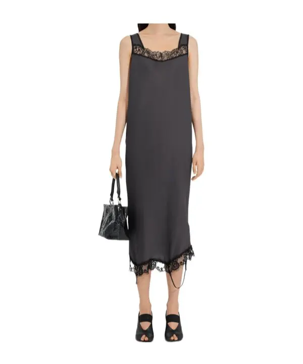 MAISON MARGIELA Mirrored Lace Slip Dress