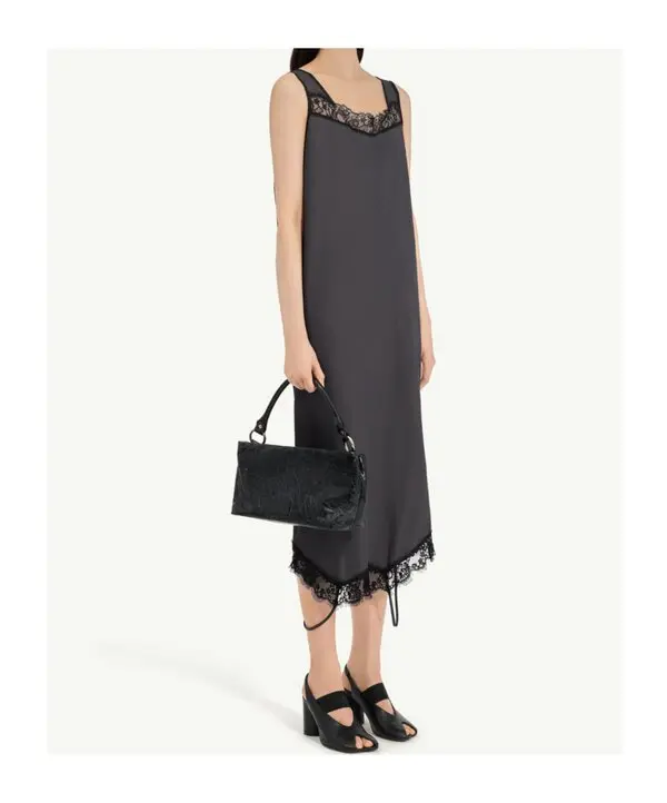 MAISON MARGIELA Mirrored Lace Slip Dress