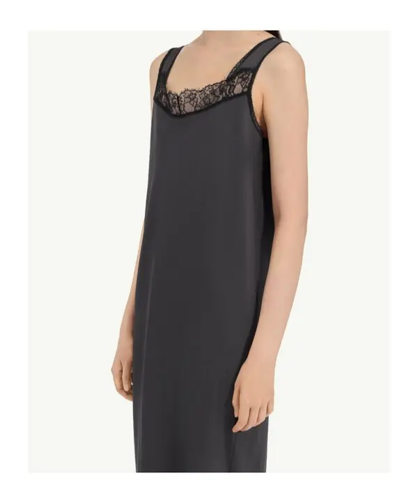 MAISON MARGIELA Mirrored Lace Slip Dress