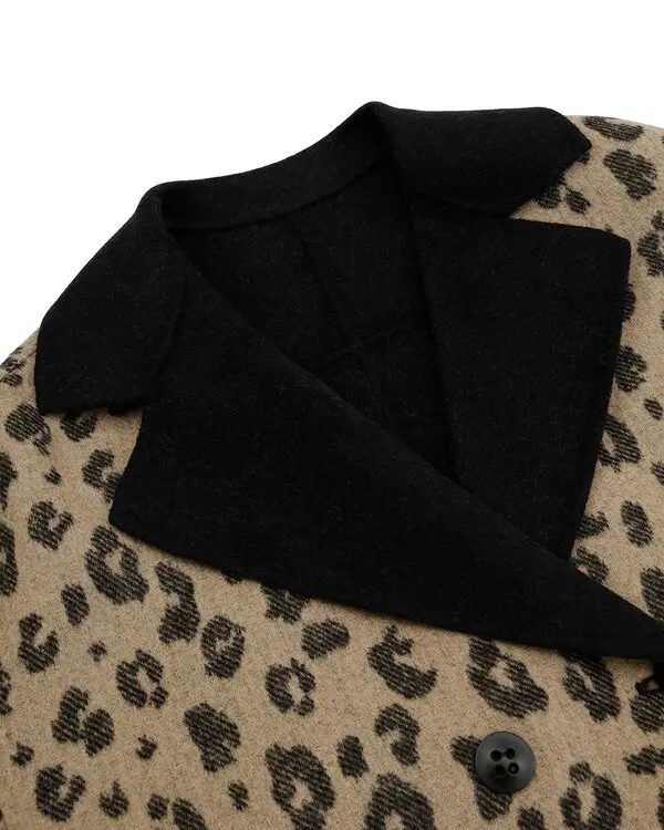 Max Mara Leopard Print Leisure Jacket