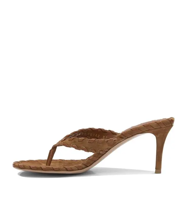 GIANVITO ROSSI Woven High-heeled Sandals