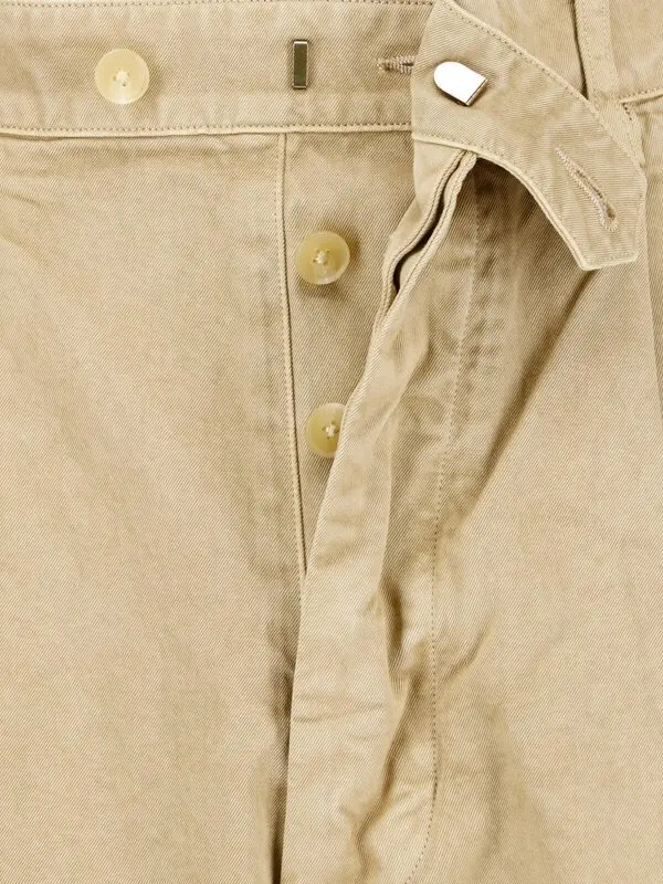 Auralee Paint-splatter Straight Leg Pants