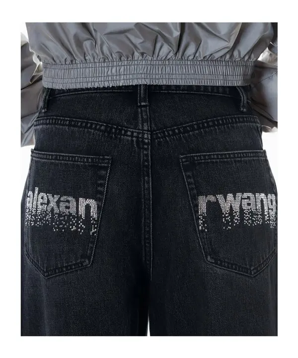 Alexander Wang Embellished Jeans - Grey